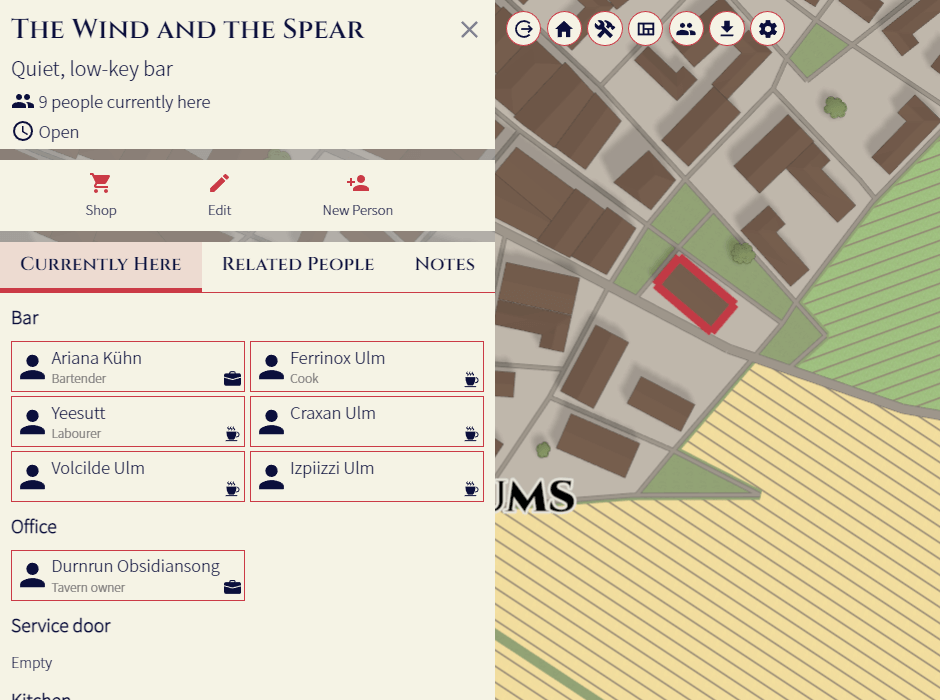 Fantasy Town Generator